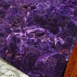 Purple Amethyst Gemstone Dining Table Top Kitchen Slab Countertop ...