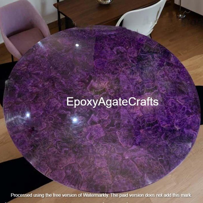 Amethyst Table - Etsy