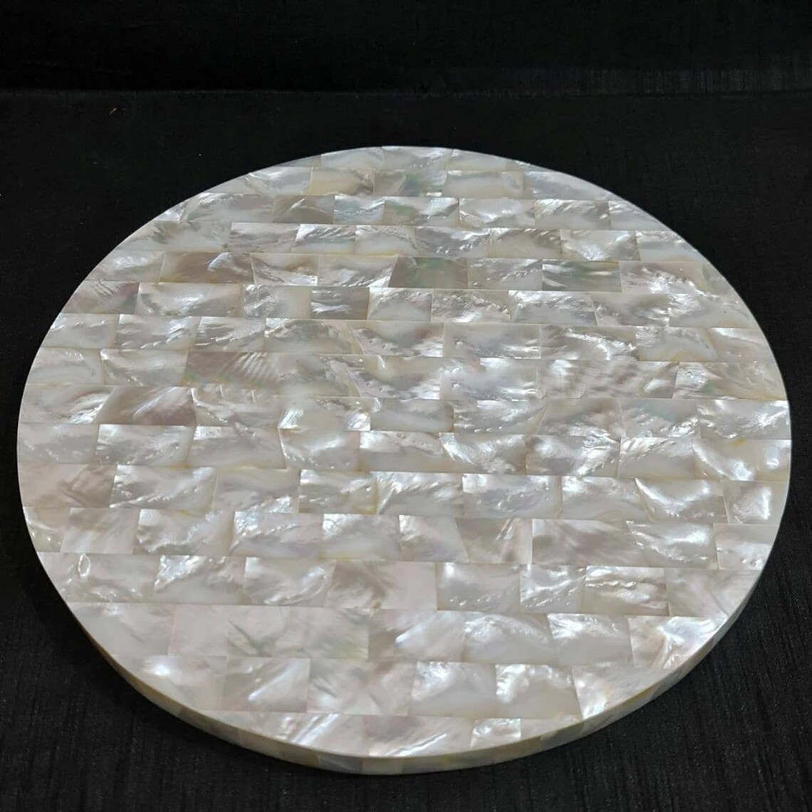 Custom Made White Mother of Pearl Gemstone Coffee Table - Etsy