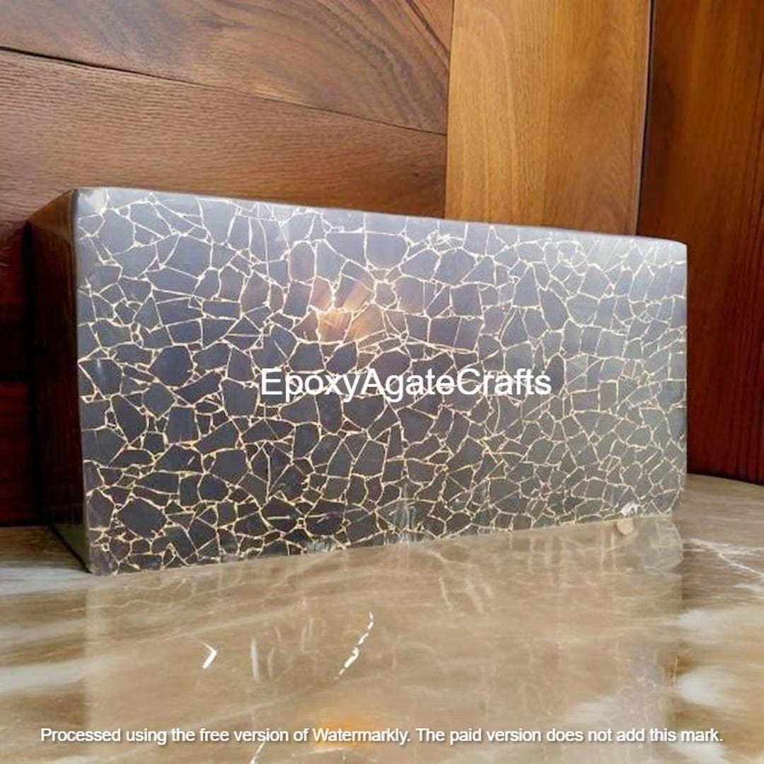 Luxurious Modern Obsidian Stone Dining Table With Sleek Metal Base ...
