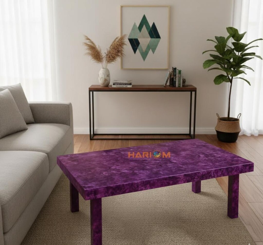 Luxury Amethyst Dining Table Handmade for Elegant Interiors & Modern ...