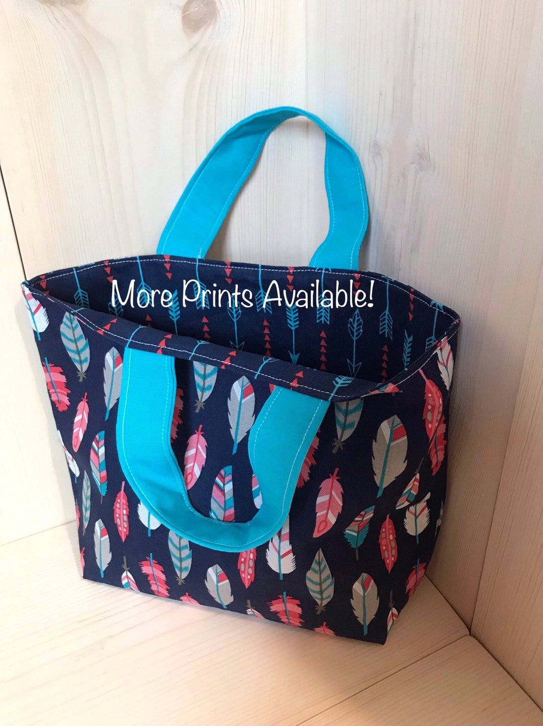 Small Reversable Gusset Bottom Tote Bag - Etsy