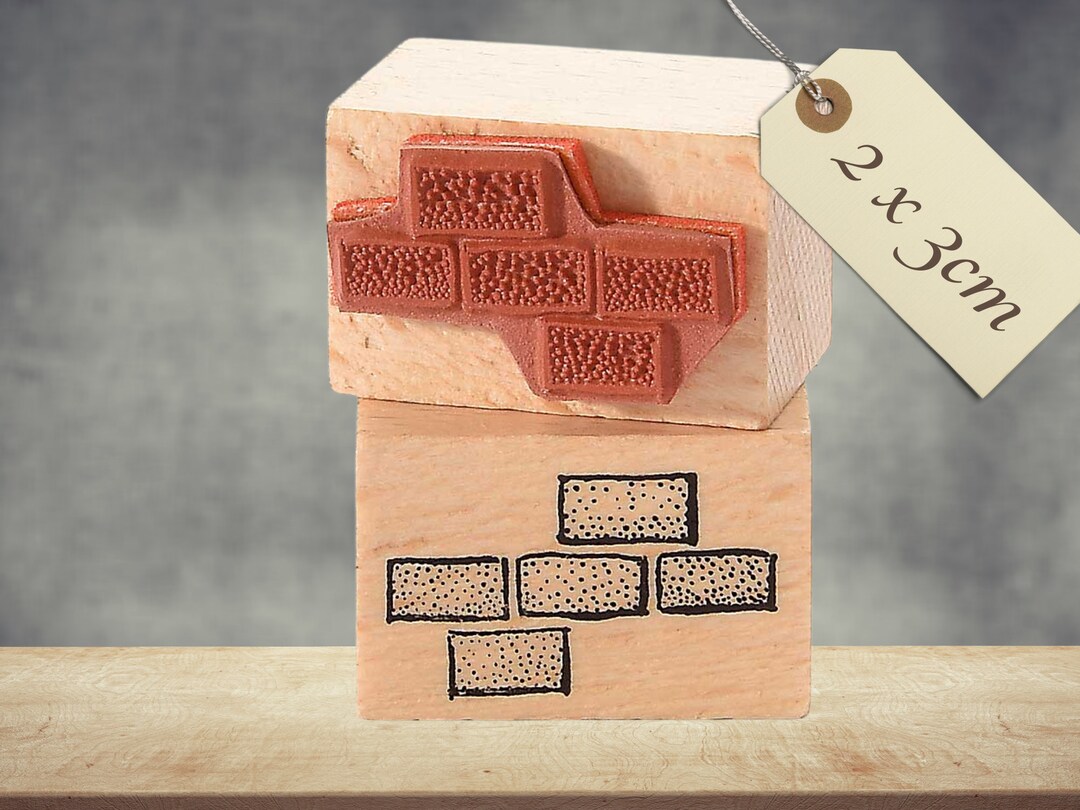 Rubber Stamp Stones Stone Wall - Etsy