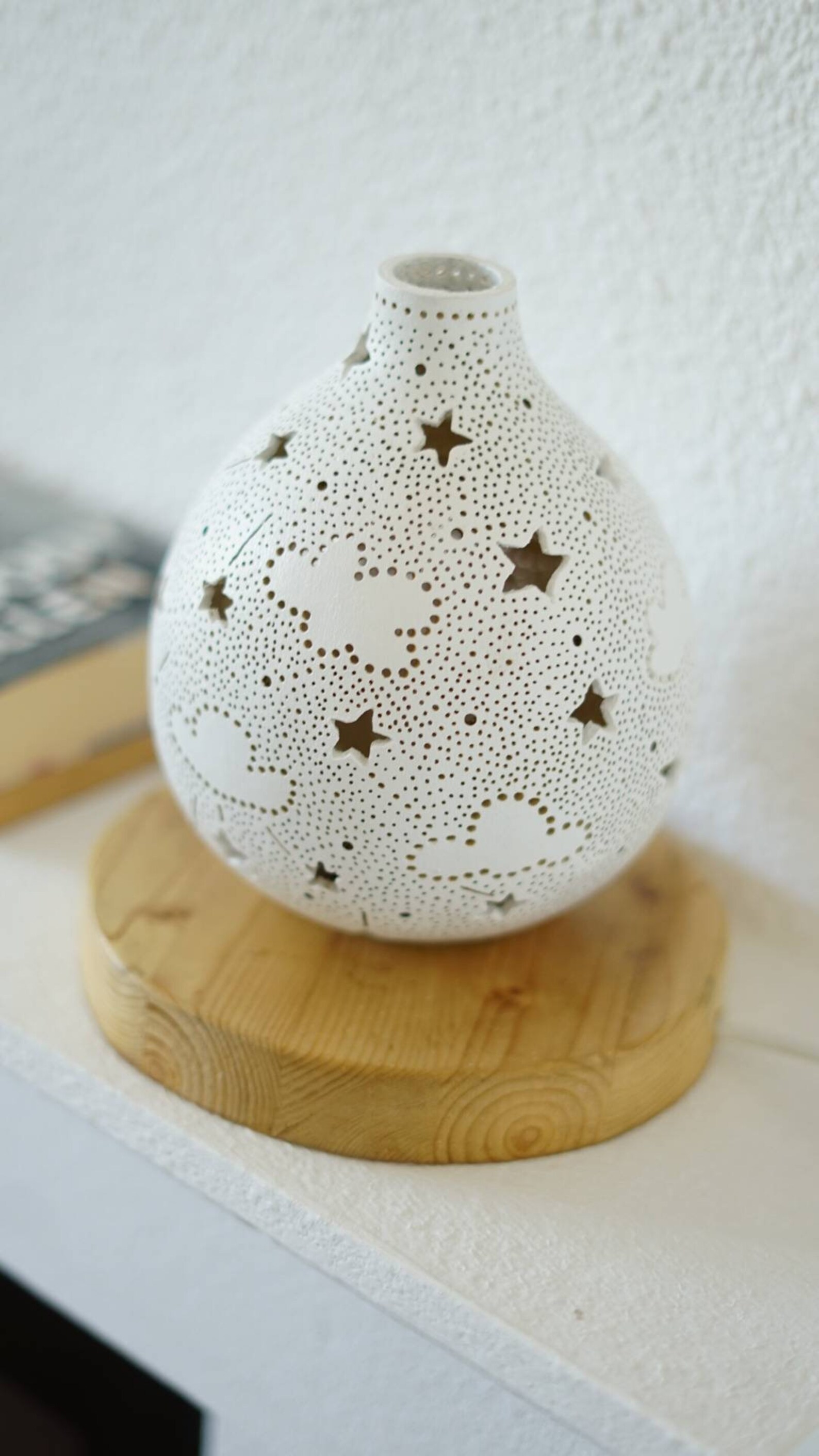 STARS Gourd Lamp Handcrafted Lamp Personalized Gift Stars - Etsy