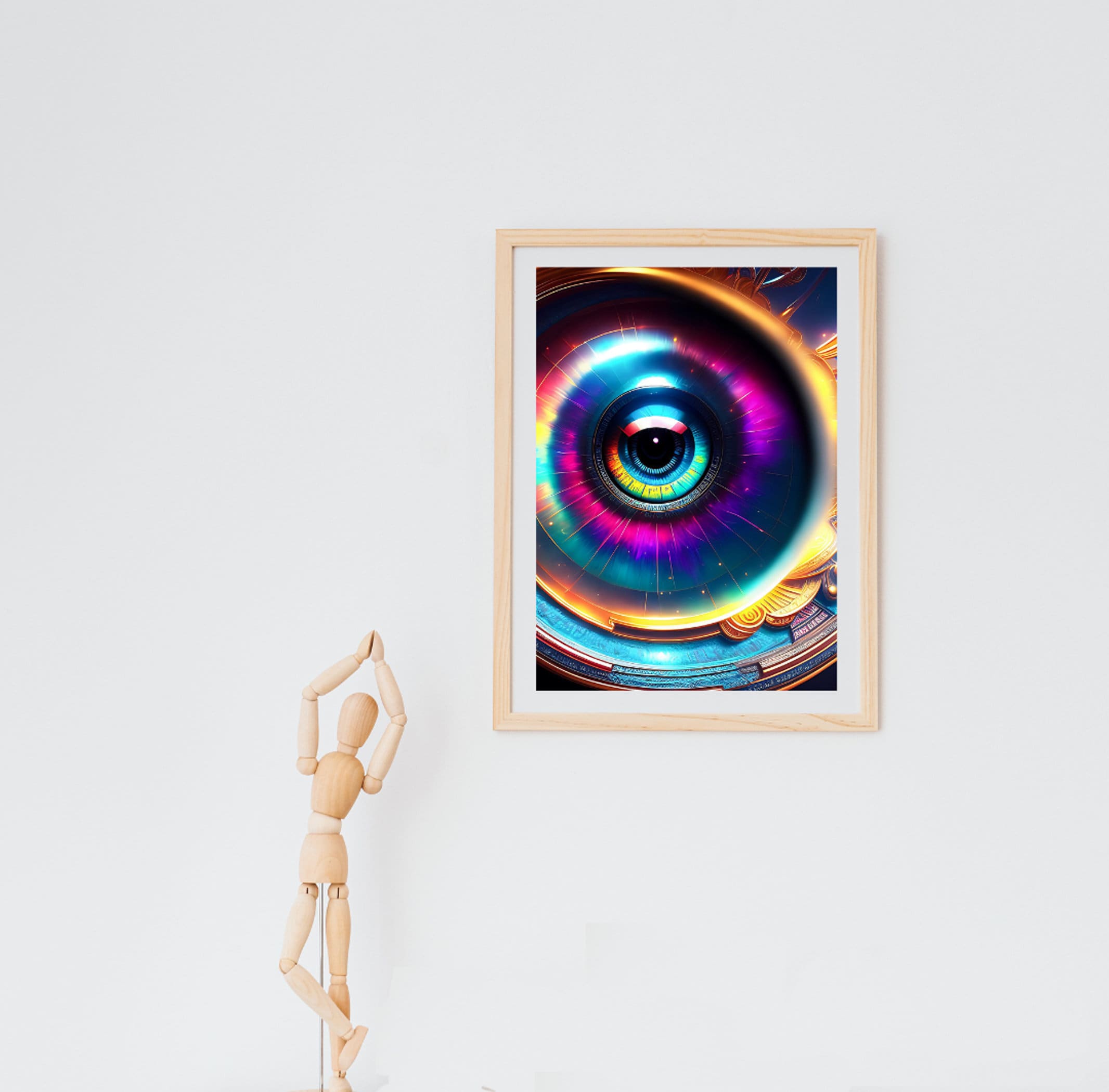 Digital Eye Visionary Art - Etsy