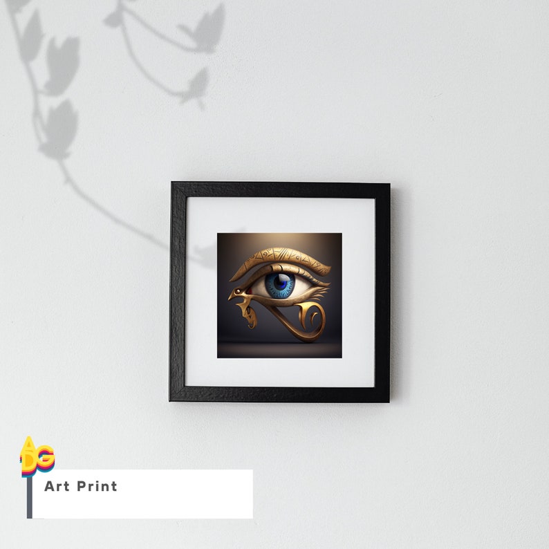 Golden Eye of Horus - Etsy