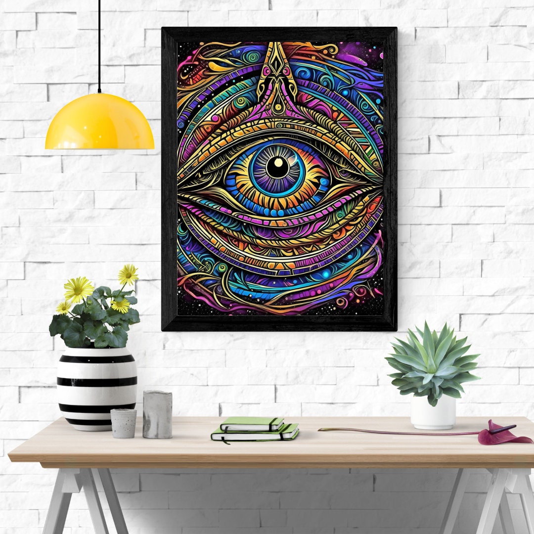 Purple Haze Magic Poster Artwork - Etsy