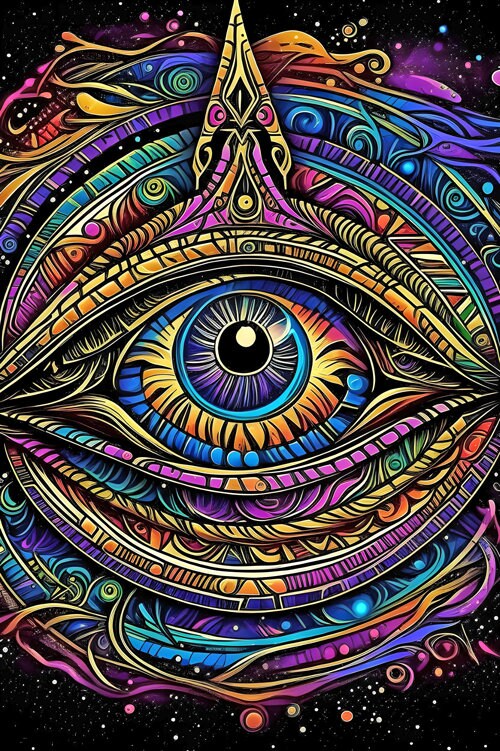 Purple Haze Magic Poster Artwork - Etsy