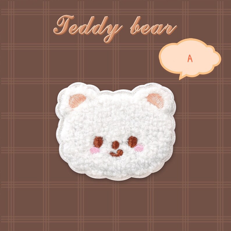 Super Cute Teddy Bear Patches Self-adhesive Patch Sticker - Etsy