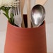 Ceramic Kitchen Utensil Holder Terracotta Spoon Holder - Etsy