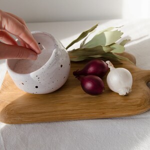 Salt Pig, Salt Cellar, Salt Pot, Sugar Bowl, Ceramic Bowl, Clay Bowl ...