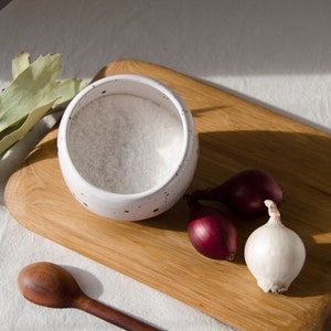 Salt Pig, Salt Cellar, Salt Pot, Sugar Bowl, Ceramic Bowl, Clay Bowl ...