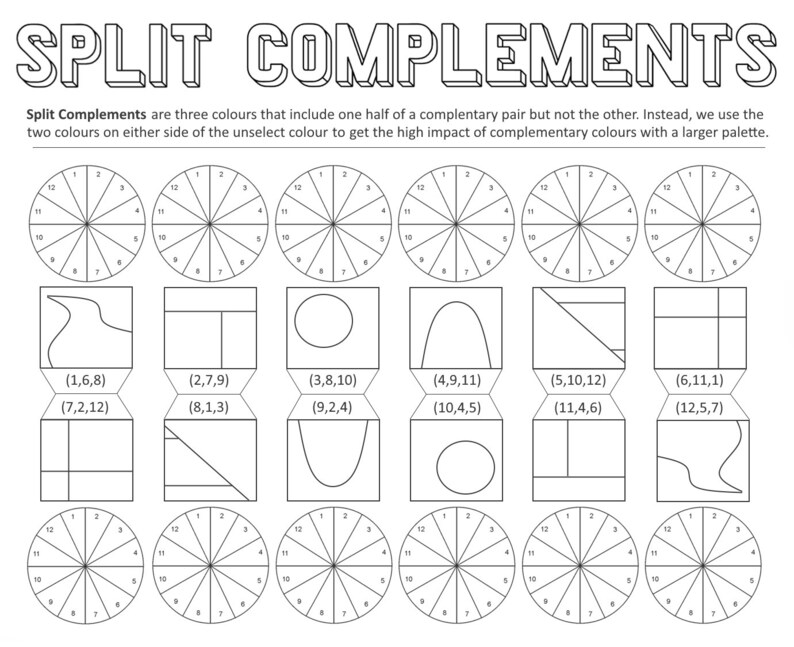 Colour Theory Colouring Book - Etsy