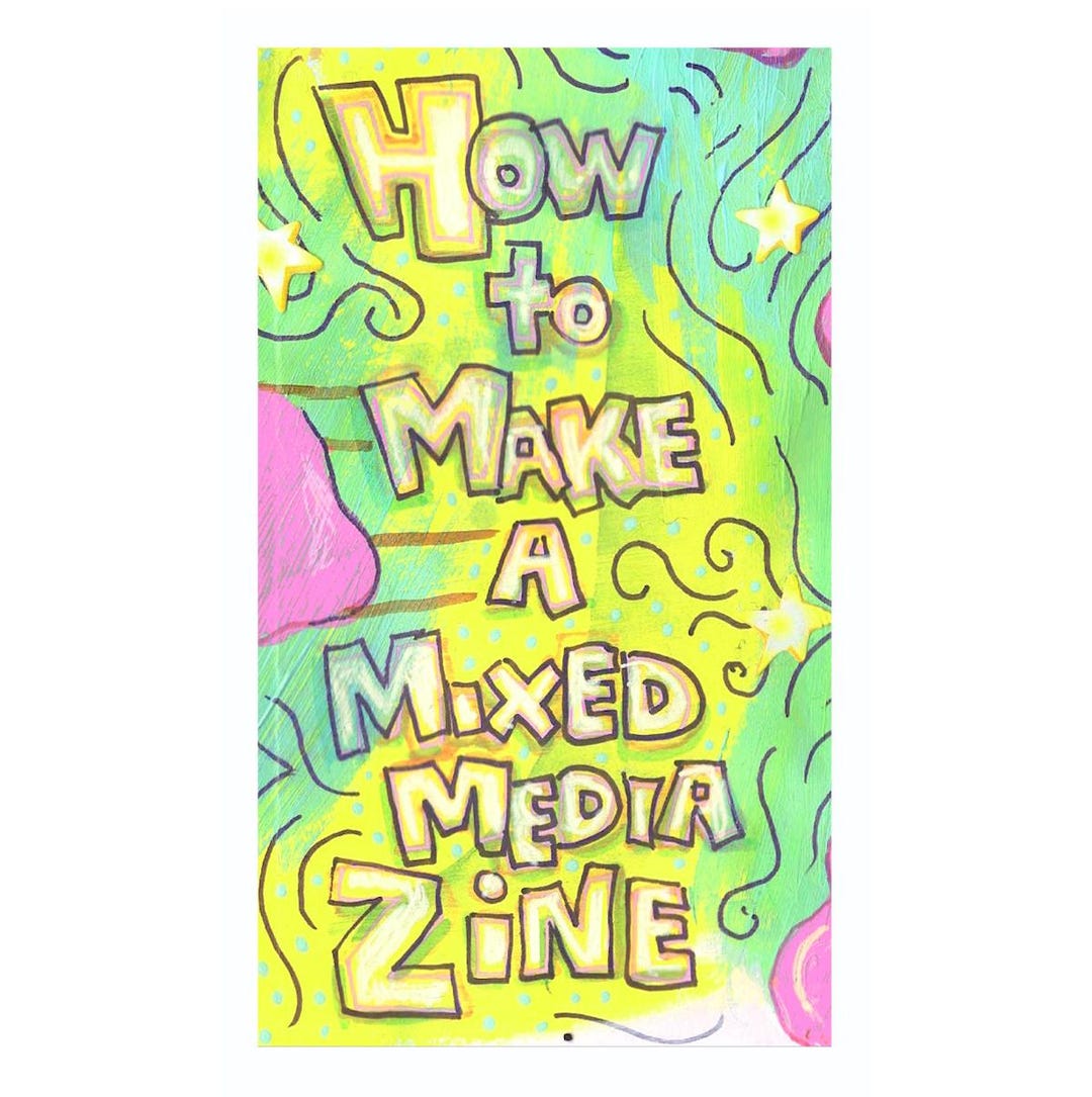 How to Make a Mixed Media Zine - Digital Mini Zine - Etsy