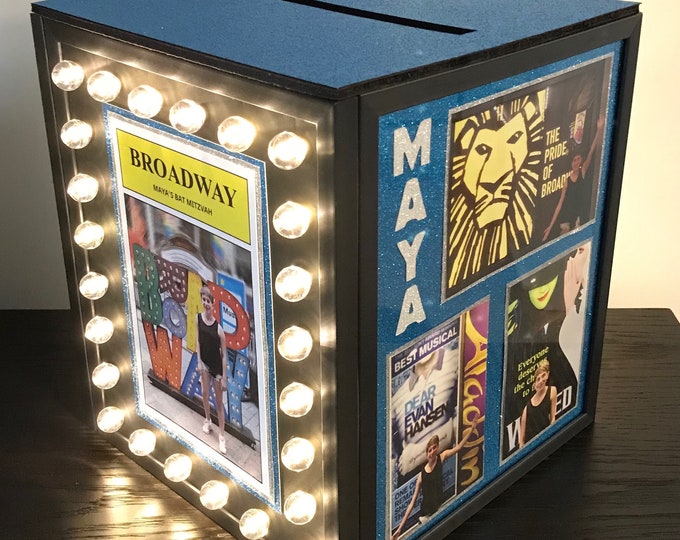 CUSTOM Personalized Broadway Light up Marquee Glitter GIFT - Etsy