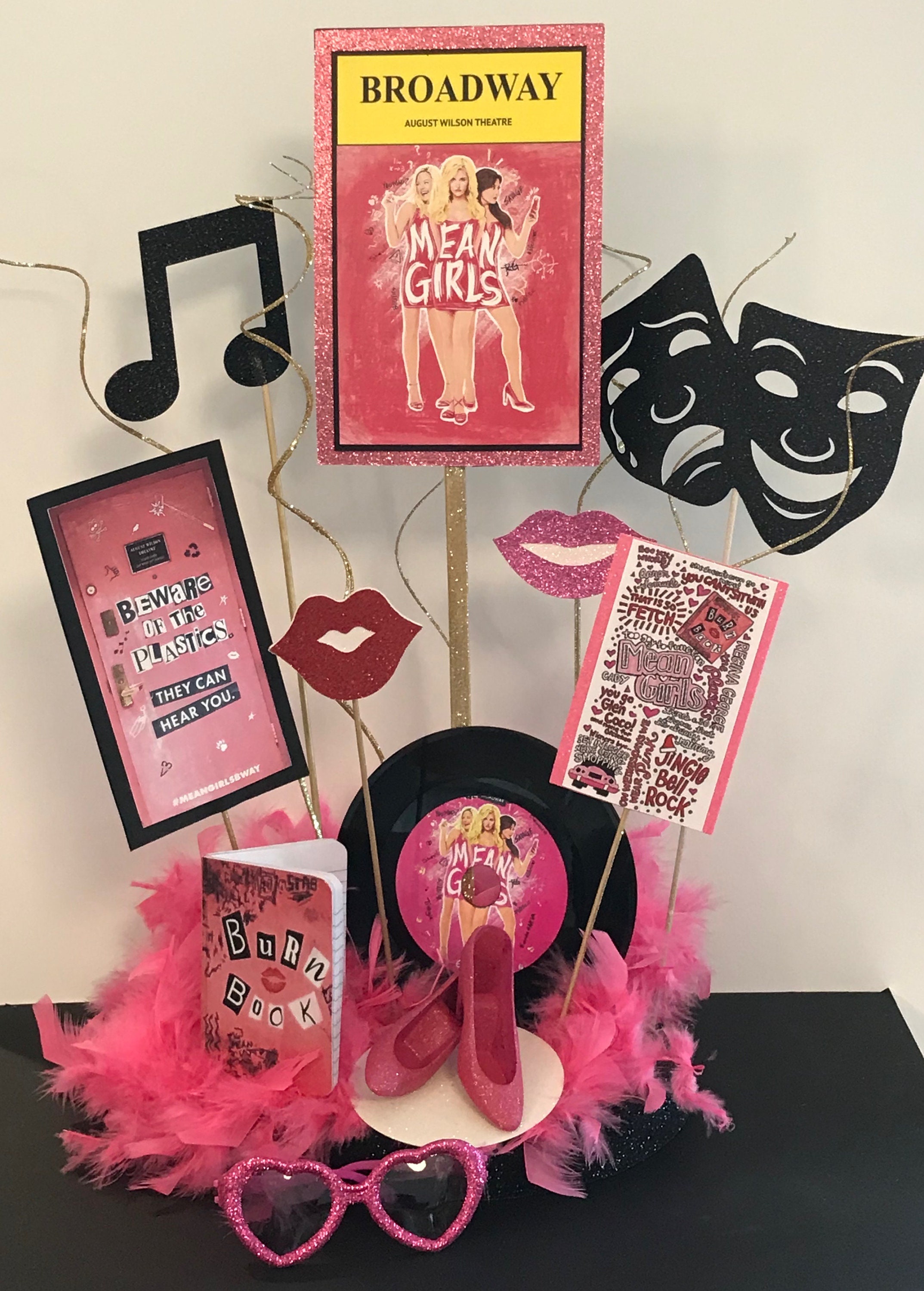 SET of 6: BROADWAY Musical Theatre Centerpiece Party | Etsy