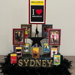 NEW Deluxe i Love Broadway Musical Theatre Centerpiece Party Decoration ...