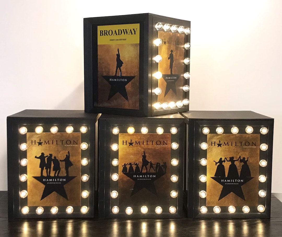 BROADWAY LIGHT UP Marquee Centerpiece ~ Musical Theatre Gift Decoration ...