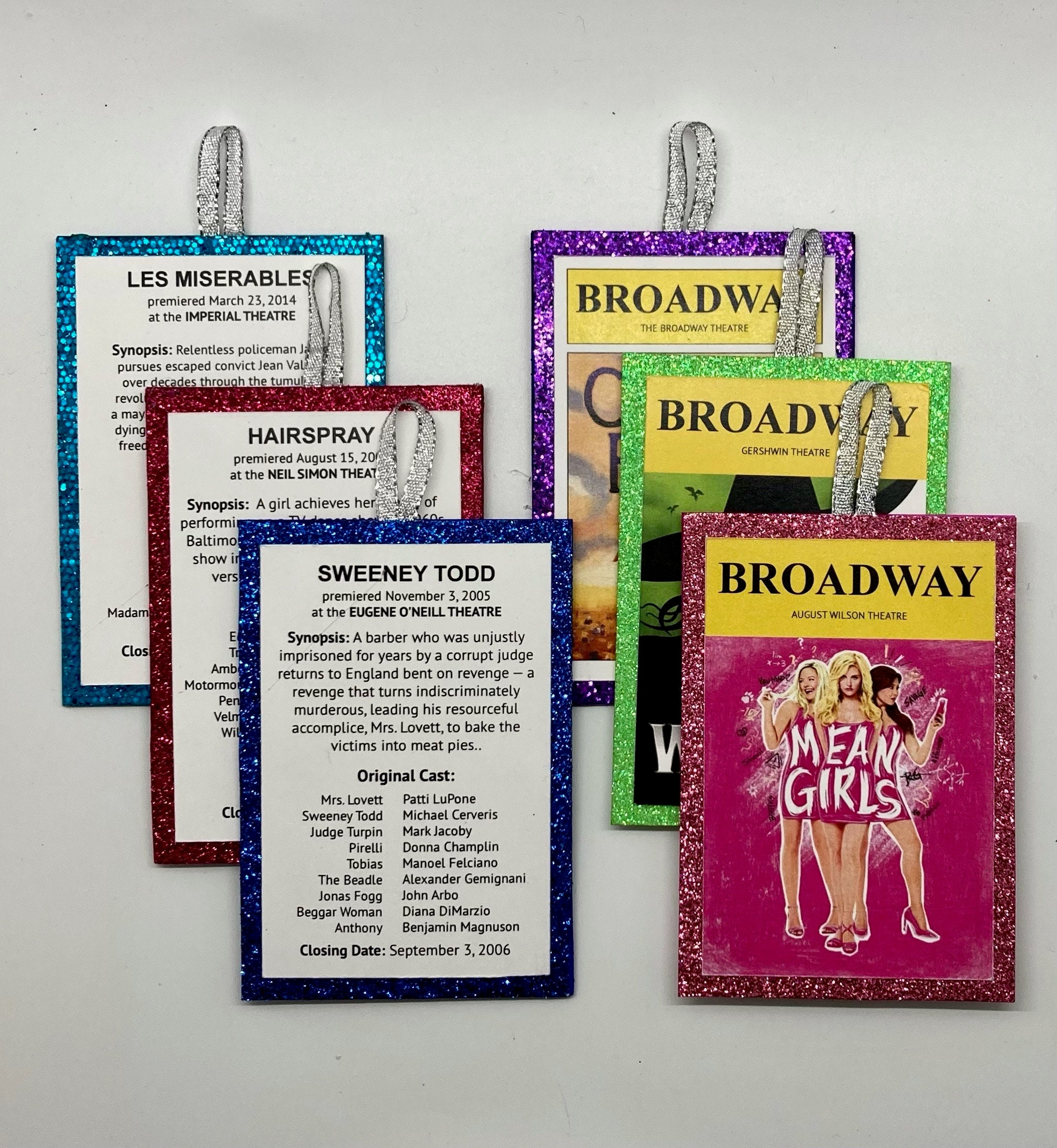 Memorabilia Waitress Broadway Musical Playbill Christmas Ornament ...