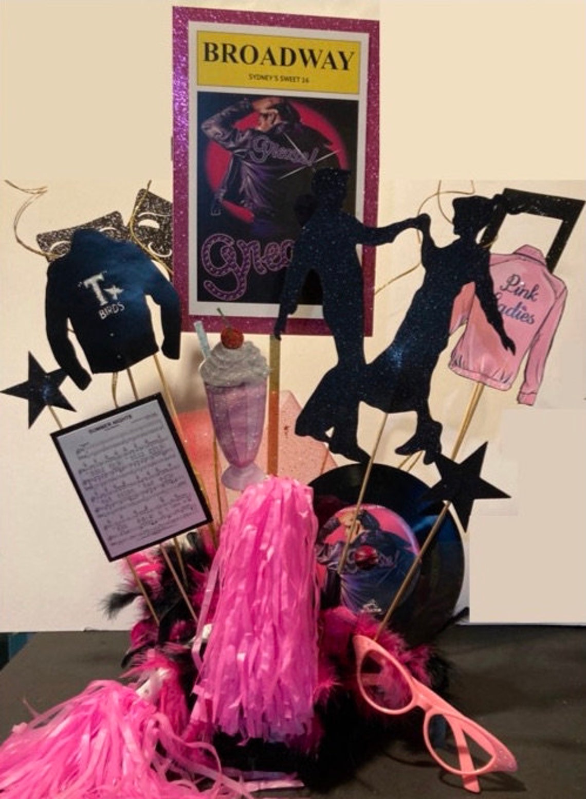 SET of 6: BROADWAY Musical Theatre Centerpiece Party | Etsy