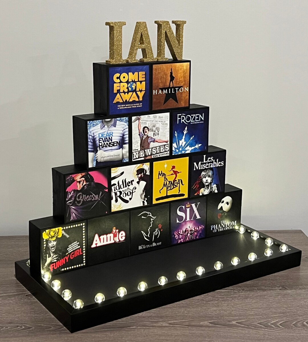 NYC or BROADWAY Lighting Ceremony Marquee Lit Display ~ Pyramid of ...