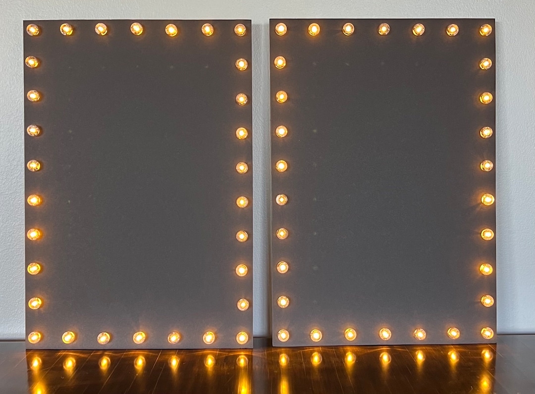 Set of 2 : MARQUEE 30 LED Light Frames Fits 11 X - Etsy