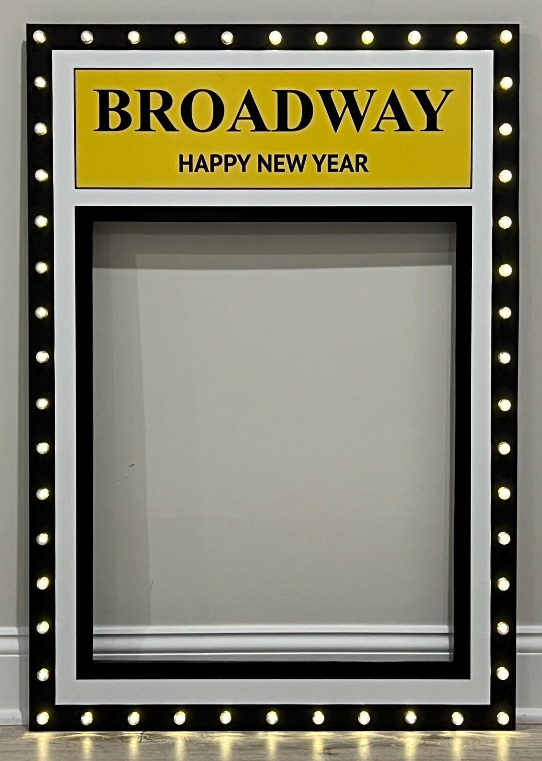 GIANT BROADWAY Playbill Photo Frame With 50 LED Light up Marquee Border ...