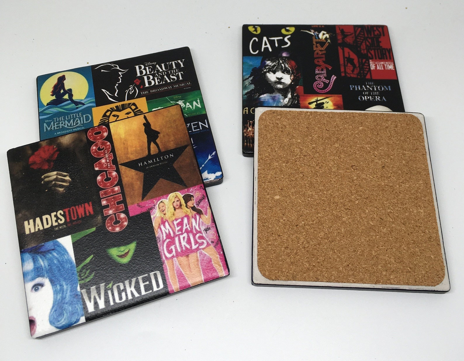 CLEARANCE - BROADWAY Collage Coasters: Set of 4, 6 or 8 ~ New Home ...