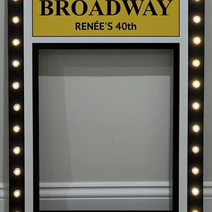 Large 40 LED NYC BROADWAY Wicked Playbill Photo Props for Photo Booth ...