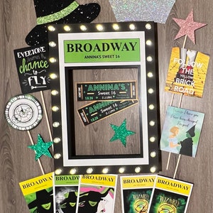BROADWAY Musical Theater PHOTO Booth or Selfie Props Personalized PRIDE ...