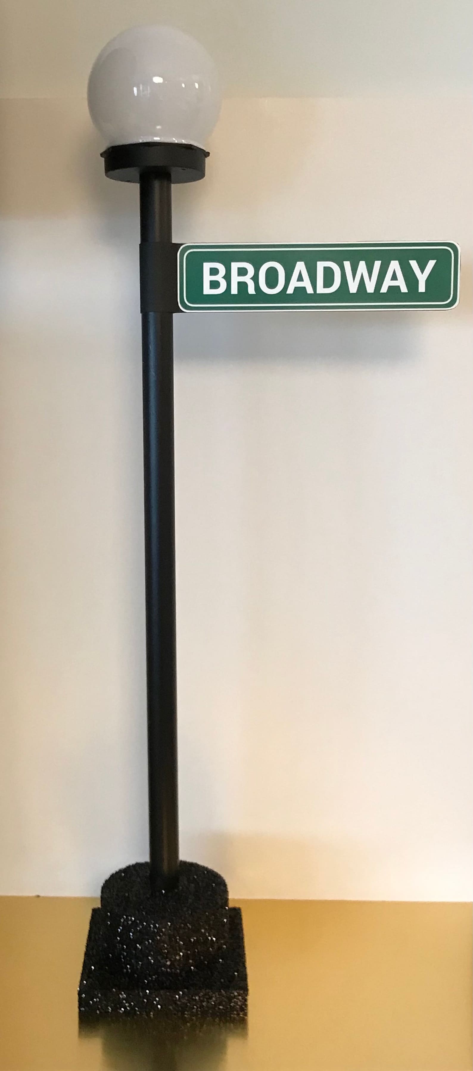 New York City NYC Centerpiece LED Lit Street Sign Lamp Post | Etsy