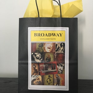 SET of 8 BROADWAY Playbill LARGE Bags for Favors, Treats, Gifts or ...