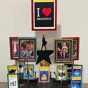 NEW Deluxe i Love Broadway Musical Theatre Centerpiece Party Decoration ...