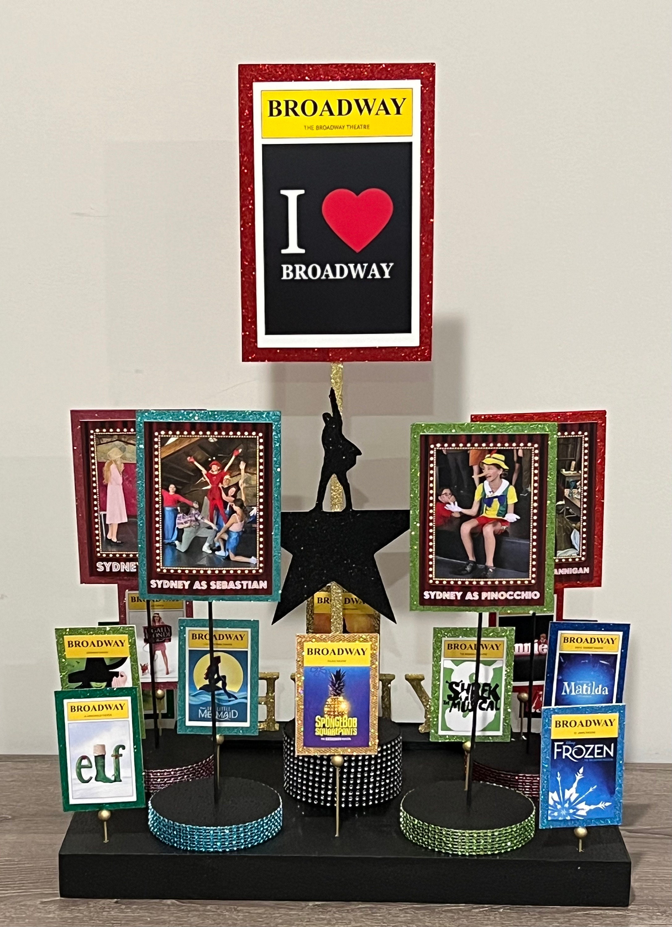 NEW Deluxe i Love Broadway Musical Theatre Centerpiece Party Decoration ...