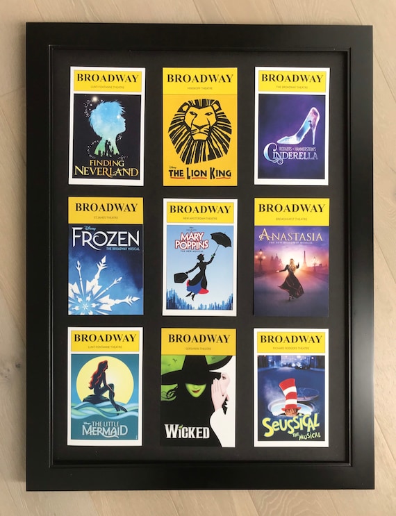 Playbill Framed Art