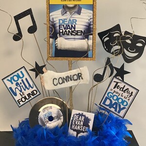 SET of 6: BROADWAY Musical Theatre Centerpiece Party | Etsy