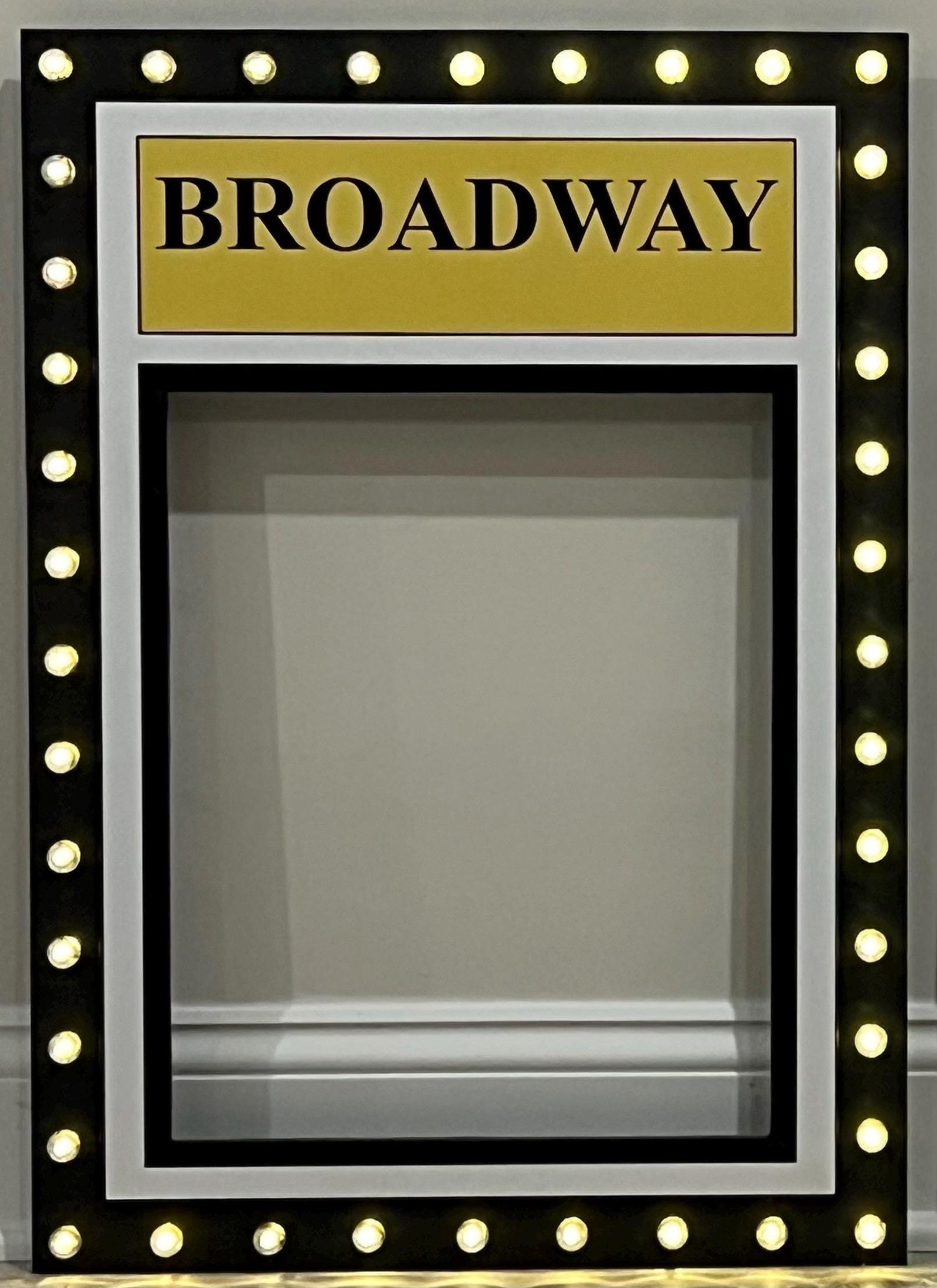 NEW Large 40 LED BROADWAY Playbill Photo Prop Frame Marquee Lights ...