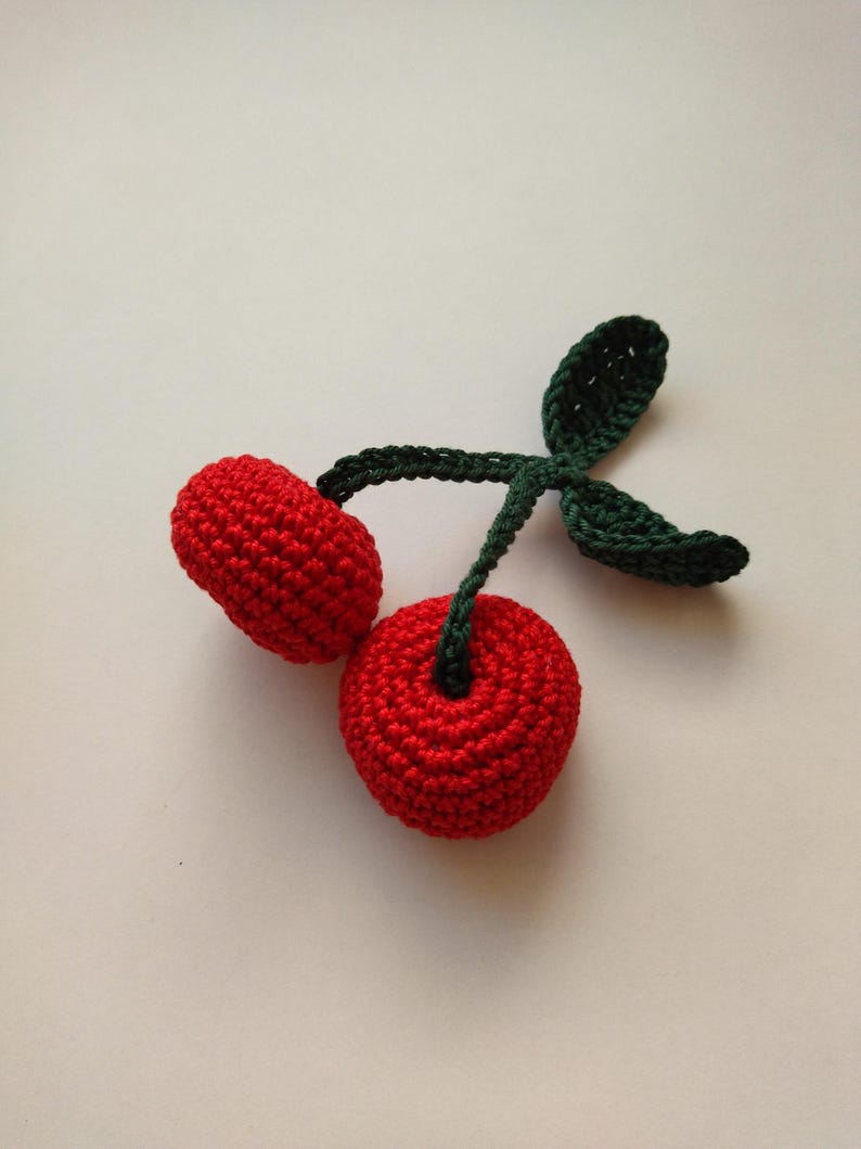 Crochet Cherry Cherry Pattern Crochet Pattern Amigurumi Pattern ...
