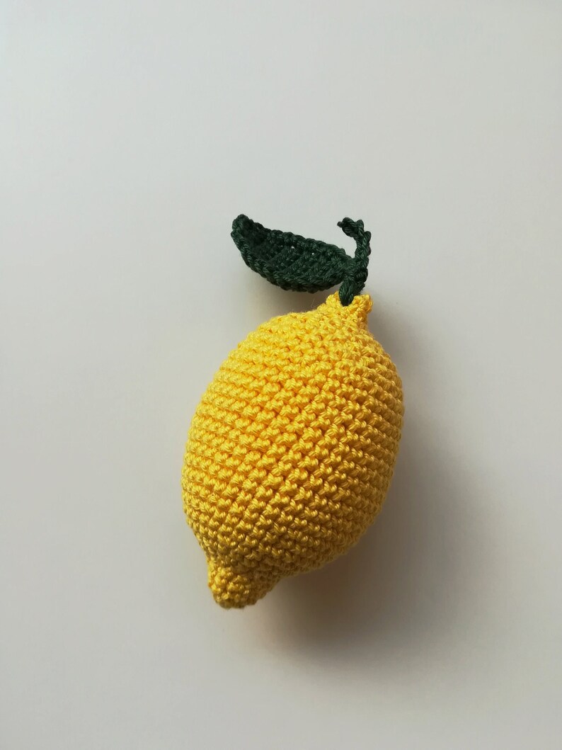 Crochet Lemon Food Pattern Amigurumi Lemon Toy Crochet - Etsy