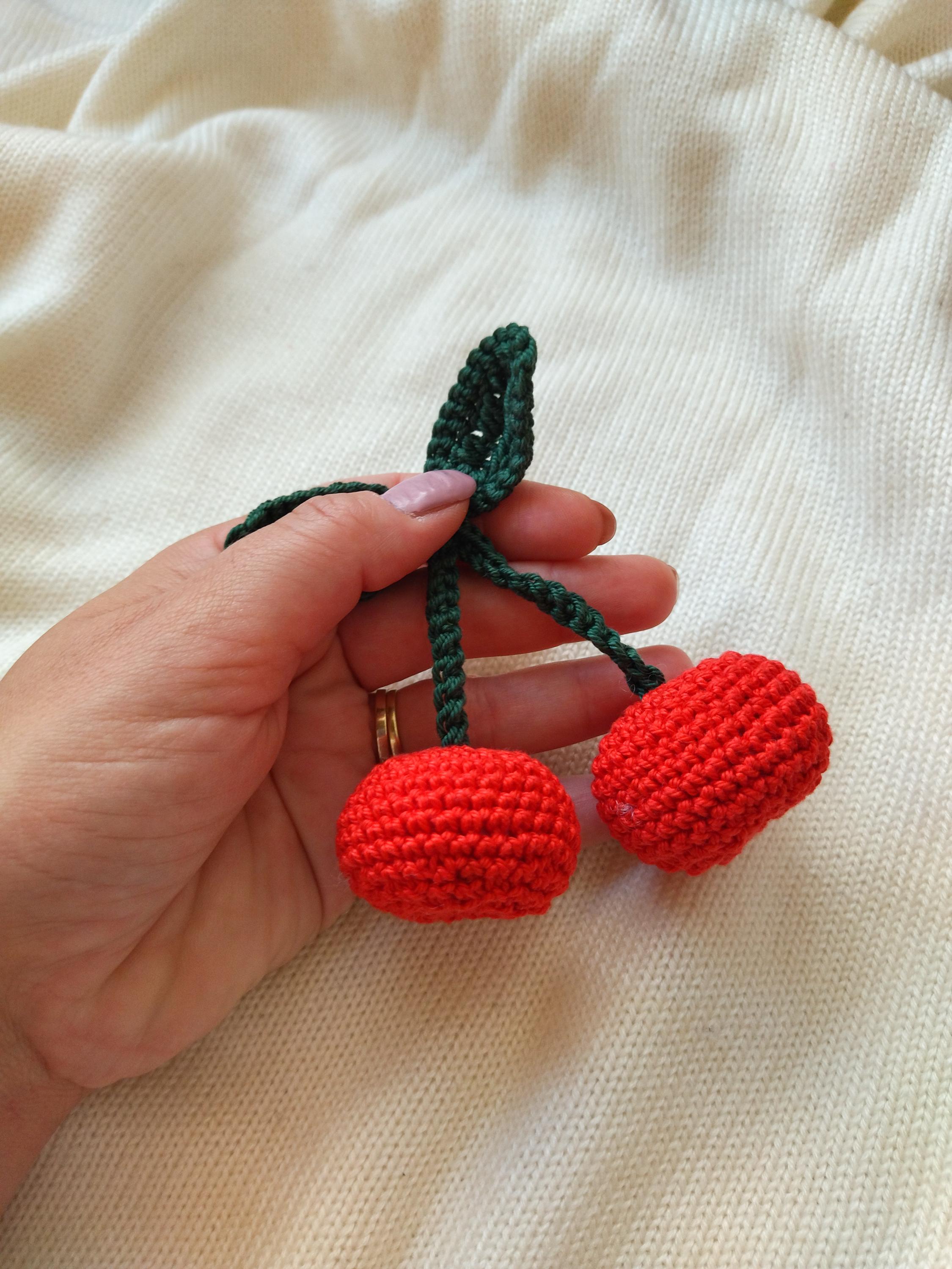 Crochet Cherry Cherry Pattern Crochet Pattern Amigurumi Pattern ...