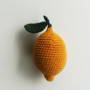 Crochet Lemon Food Pattern Amigurumi Lemon Toy Crochet | Etsy