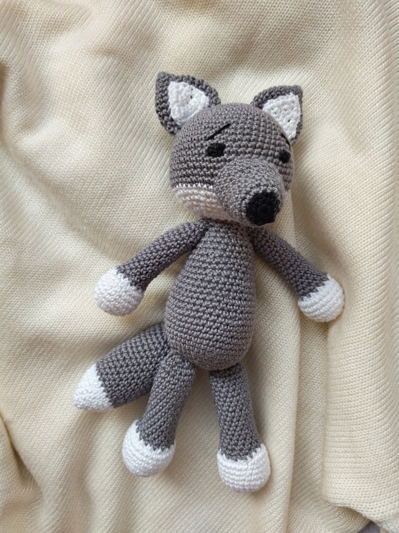 Crochet Wolf Pattern: Amigurumi Plush Toy Tutorial (digital Download ...