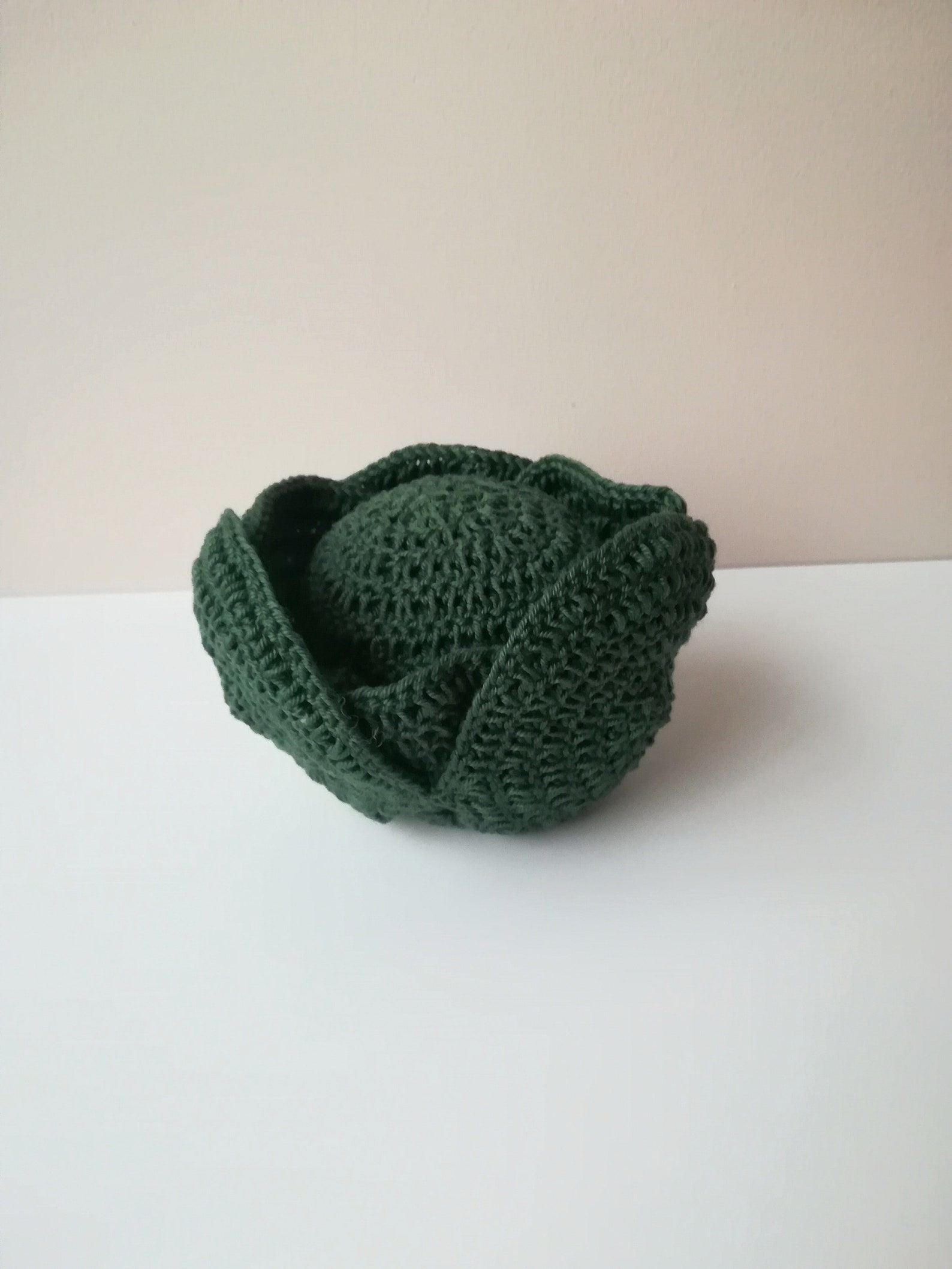 Crochet Cabbage Food Pattern Amigurumi Cabbage Toys Crochet Tutorial ...