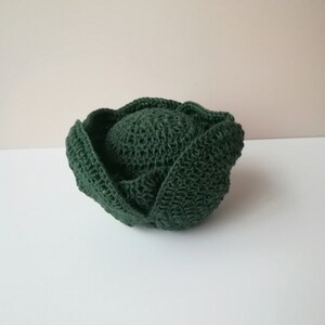 Crochet Cabbage Food Pattern Amigurumi Cabbage Toys Crochet Tutorial ...