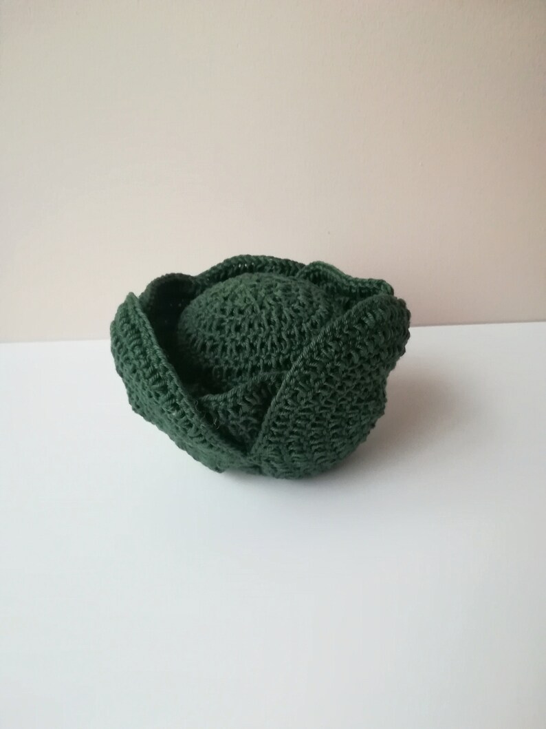 Crochet Cabbage Food Pattern Amigurumi Cabbage Toys Crochet Tutorial ...