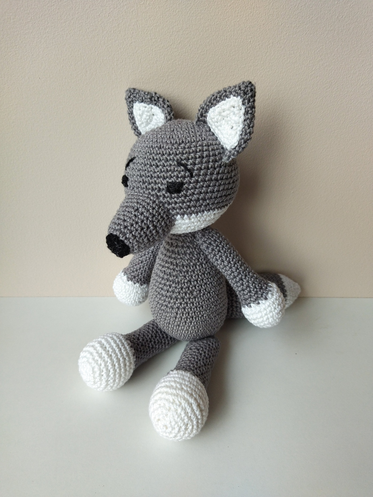 Crochet Wolf Pattern Amigurumi Wolf Toy Crochet Animal Wolf Crochet ...