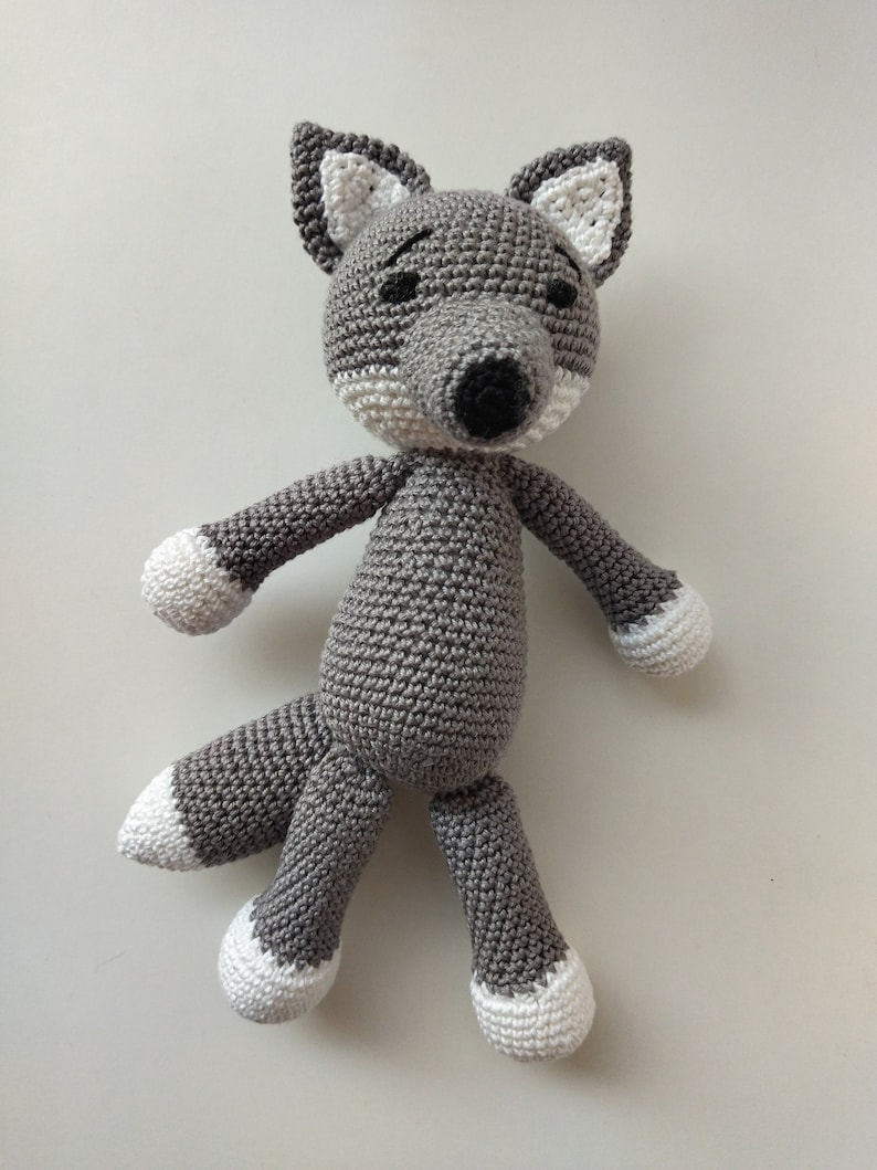 Crochet Wolf Pattern: Amigurumi Plush Toy Tutorial (digital Download ...