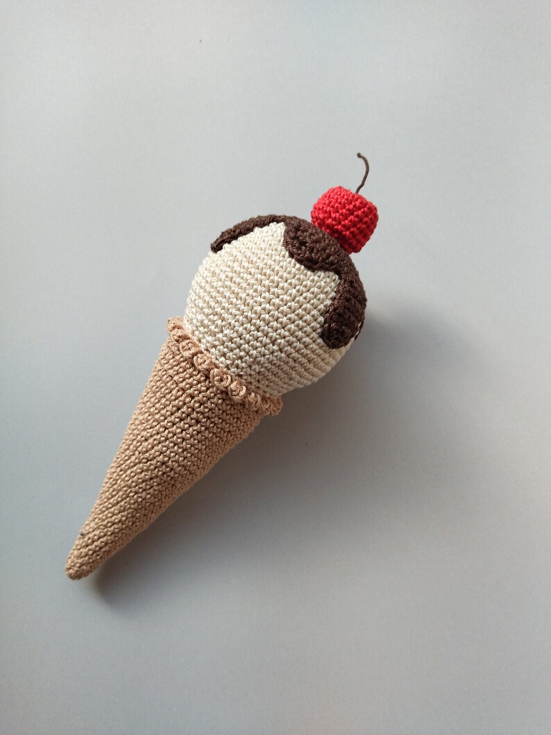 Crochet Ice Cream Crochet Pattern Amigurumi Ice Cream Crochet - Etsy