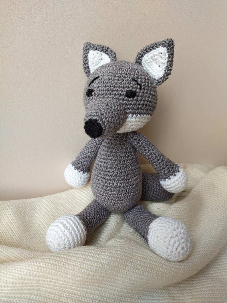 Crochet Wolf Pattern: Amigurumi Plush Toy Tutorial (digital Download ...
