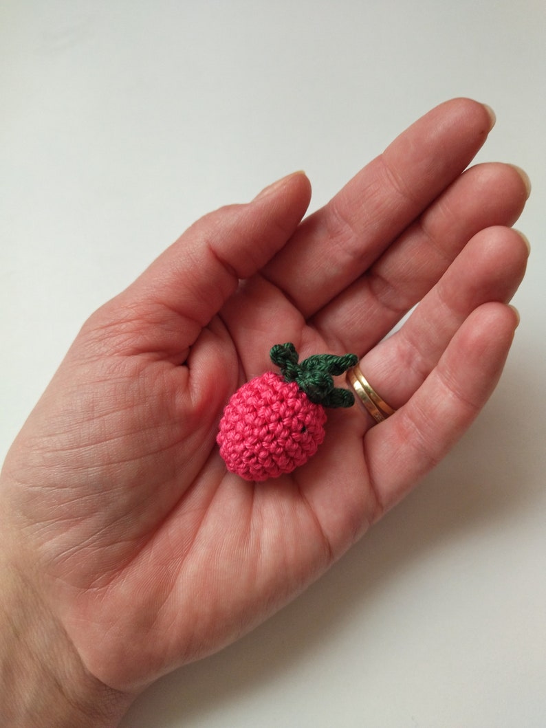 Crochet Raspberry Raspberry Pattern Crochet Pattern Amigurumi - Etsy